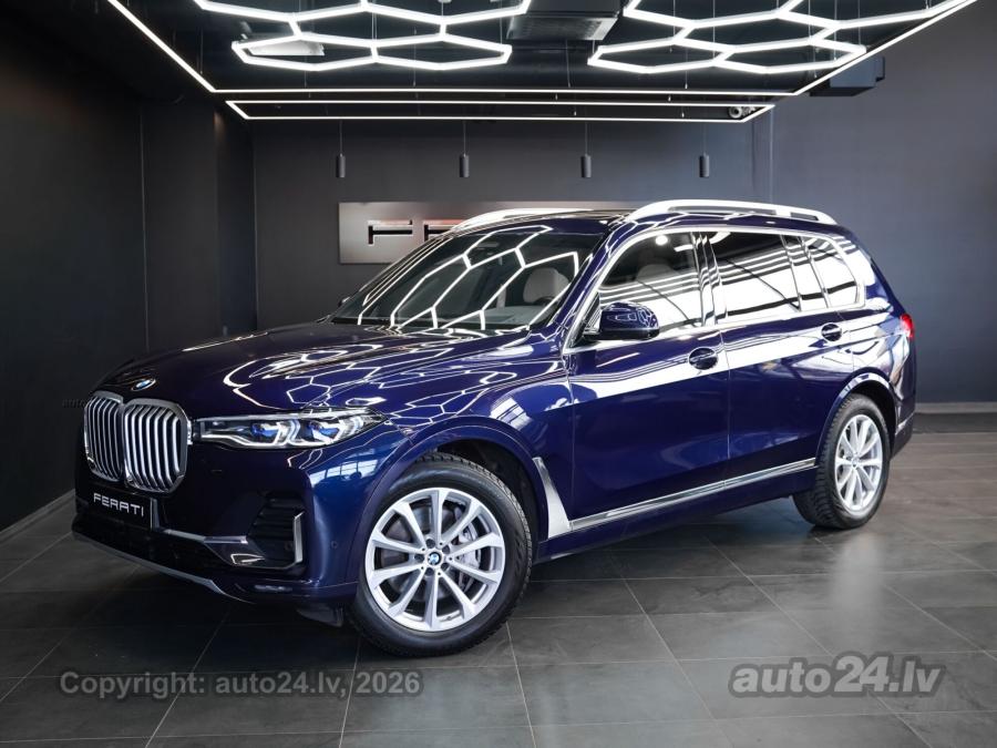 Zils BMW X7 2021 Tallina, ar dzinēja tilpumu 3.00 L un nobraukumu 78 tūkst. km par 75900 €, foto 1 vietnē AUTOMOTO.COM.LV