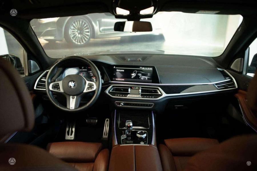 Blue BMW X7 2021 in Vilnius, with an engine capacity of 3.00 L and mileage of 172 thousand km for 48500 €, photo 12 on AUTOMOTO.COM.LV
