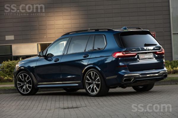 Blue BMW X7 2021 in Jelgava, with an engine capacity of 4.40 L and mileage of 205 thousand km for 49900 €, photo 6 on AUTOMOTO.COM.LV