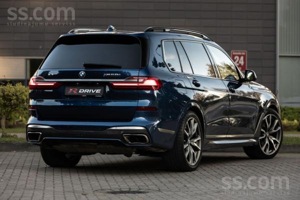 Blue BMW X7 2021 in Jelgava, with an engine capacity of 4.40 L and mileage of 205 thousand km for 49900 €, photo 9 on AUTOMOTO.COM.LV