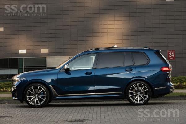Blue BMW X7 2021 in Jelgava, with an engine capacity of 4.40 L and mileage of 205 thousand km for 49900 €, photo 11 on AUTOMOTO.COM.LV
