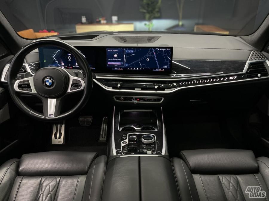 Синий БМВ X7 2023 в Клайпеда, объемом двигателя 3.00 л и пробегом 129 тыс. км за 77771 €, фото 13 на AUTOMOTO.COM.LV