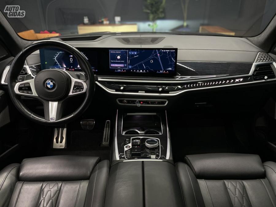 Синий БМВ X7 2023 в Клайпеда, объемом двигателя 3.00 л и пробегом 129 тыс. км за 76432 €, фото 13 на AUTOMOTO.COM.LV