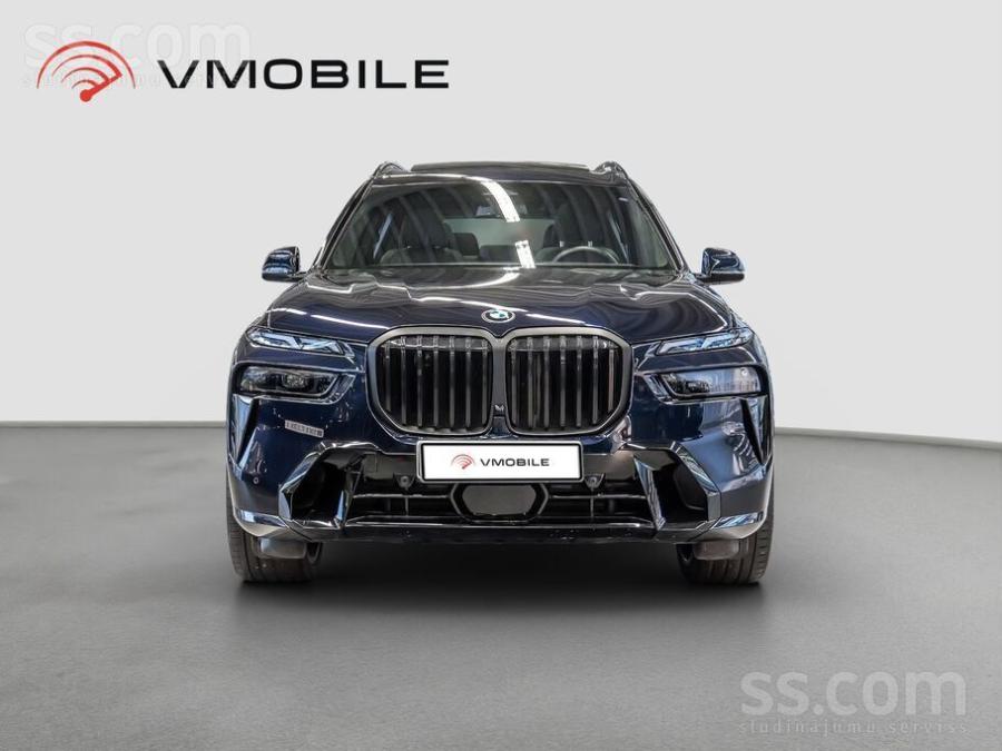 Blue BMW X7 2025 in Riga, with an engine capacity of 3.00 L and mileage of 23 thousand km for 97300 €, photo 4 on AUTOMOTO.COM.LV