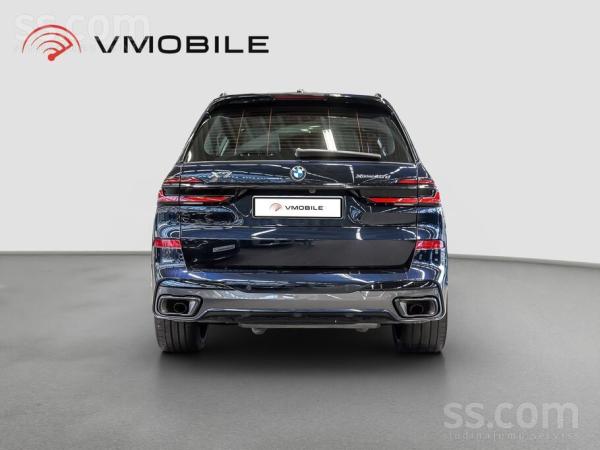 Blue BMW X7 2025 in Riga, with an engine capacity of 3.00 L and mileage of 23 thousand km for 97300 €, photo 4 on AUTOMOTO.COM.LV