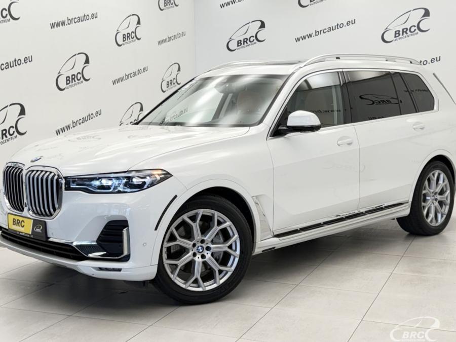 BMW X7 2022 in Vilnius, with an engine capacity of 3.00 L and mileage of 64 thousand km for 56000 €, photo 1 on AUTOMOTO.COM.LV