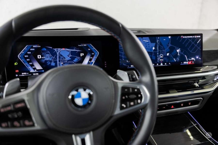 BMW X7 2024 in Vilnius, with an engine capacity of 4.40 L and mileage of 21 thousand km for 94991 €, photo 21 on AUTOMOTO.COM.LV
