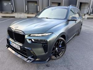 Green BMW X7 2020 in Vilnius, with an engine capacity of 3.00 L and mileage of 87 thousand km for 61900 €, photo 4 on AUTOMOTO.COM.LV