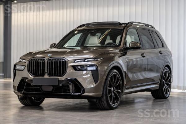 БМВ X7 2023 в Тукумс на AUTOMOTO.COM.LV Зеленый БМВ X7 2023 в Тукумс, объемом двигателя 3.00 л и пробегом 102 тыс. км за 69990 €, фото 1 на AUTOMOTO.COM.LV