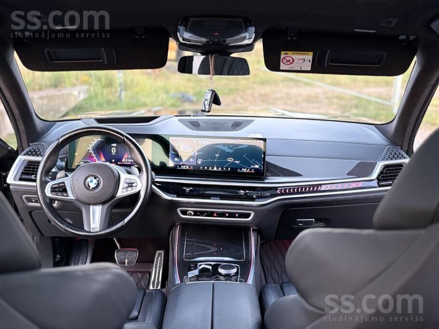 Green BMW X7 2024 in Bauska, with an engine capacity of 4.00 L and mileage of 37 thousand km for 96999 €, photo 20 on AUTOMOTO.COM.LV