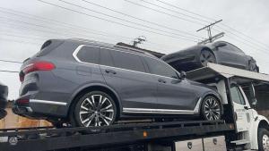 Grey BMW X7 2019 in Vilnius, with an engine capacity of 3.00 L and mileage of 110 thousand km for 28500 €, photo 3 on AUTOMOTO.COM.LV