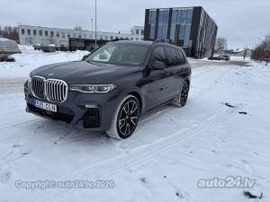 Grey BMW X7 2019 in Tartu, with an engine capacity of 3.00 L and mileage of 92 thousand km for 64500 €, photo  on AUTOMOTO.COM.LV