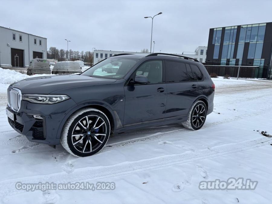 Grey BMW X7 2019 in Tartu, with an engine capacity of 3.00 L and mileage of 92 thousand km for 64500 €, photo 4 on AUTOMOTO.COM.LV