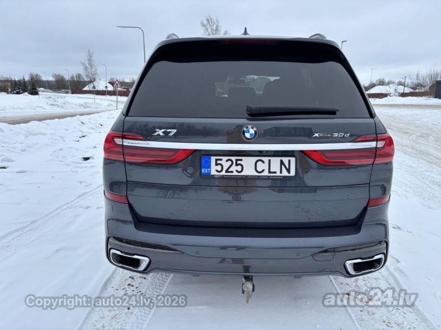 Grey BMW X7 2019 in Tartu, with an engine capacity of 3.00 L and mileage of 92 thousand km for 64500 €, photo 6 on AUTOMOTO.COM.LV