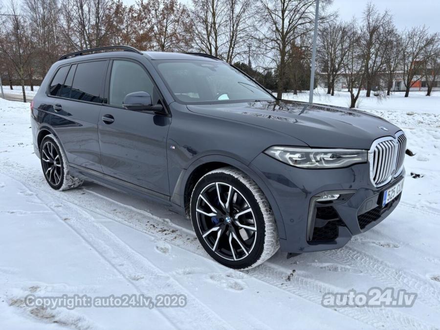 Grey BMW X7 2019 in Tartu, with an engine capacity of 3.00 L and mileage of 92 thousand km for 64500 €, photo 7 on AUTOMOTO.COM.LV