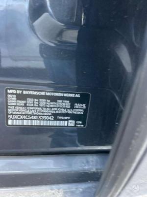 Pelēks BMW X7 2019 Ukmergė, ar dzinēja tilpumu 4.40 L un nobraukumu 73 tūkst. km par 37777 €, foto 26 vietnē AUTOMOTO.COM.LV