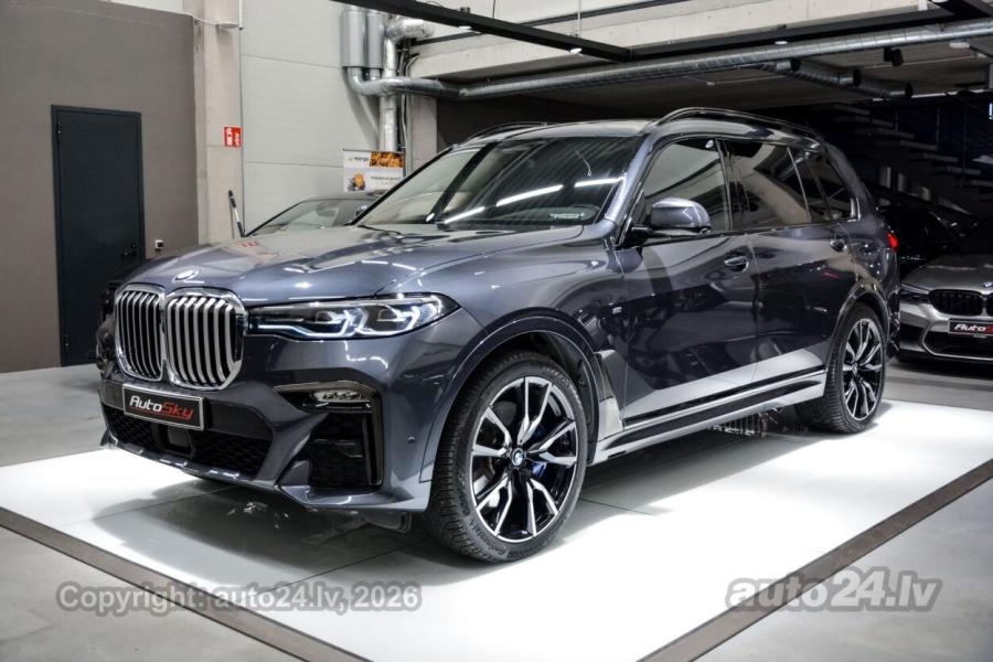 Grey BMW X7 2019 in Tallinn, with an engine capacity of 3.00 L and mileage of 94 thousand km for 62500 €, photo 3 on AUTOMOTO.COM.LV