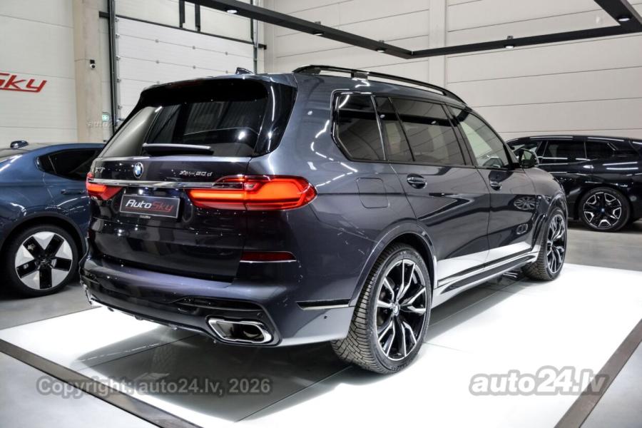Grey BMW X7 2019 in Tallinn, with an engine capacity of 3.00 L and mileage of 94 thousand km for 62500 €, photo 5 on AUTOMOTO.COM.LV