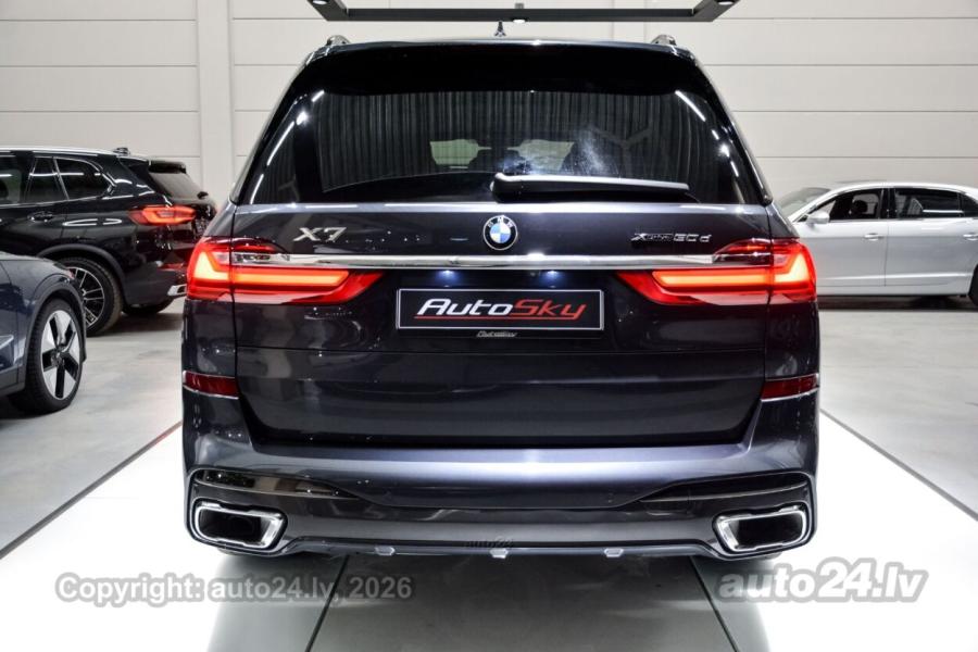 Grey BMW X7 2019 in Tallinn, with an engine capacity of 3.00 L and mileage of 94 thousand km for 62500 €, photo 6 on AUTOMOTO.COM.LV