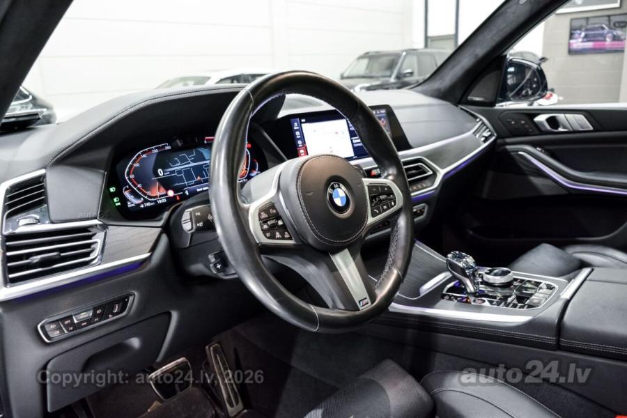 Grey BMW X7 2019 in Tallinn, with an engine capacity of 3.00 L and mileage of 94 thousand km for 62500 €, photo 8 on AUTOMOTO.COM.LV