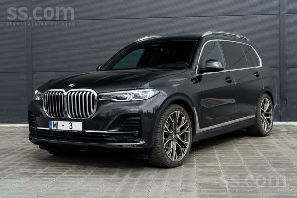 Pelēks BMW X7 2019 Rīga, ar dzinēja tilpumu 3.00 L un nobraukumu 119 tūkst. km par 52490 €, foto 1 vietnē AUTOMOTO.COM.LV