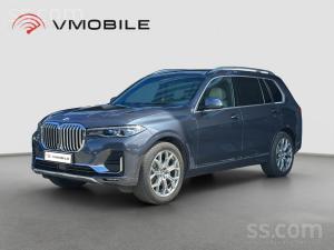 Pelēks BMW X7 2019 Rīga, ar dzinēja tilpumu 3.00 L un nobraukumu 111 tūkst. km par 52900 €, foto  vietnē AUTOMOTO.COM.LV