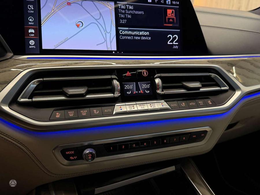 Grey BMW X7 2019 in Kaunas, with an engine capacity of 2.99 L and mileage of 232 thousand km for 46990 €, photo 22 on AUTOMOTO.COM.LV