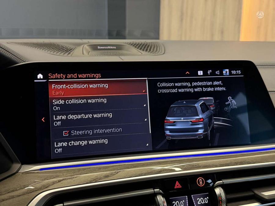 Grey BMW X7 2019 in Kaunas, with an engine capacity of 2.99 L and mileage of 232 thousand km for 46990 €, photo 37 on AUTOMOTO.COM.LV