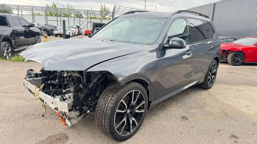 Pelēks BMW X7 2019 Ukmergė, ar dzinēja tilpumu 4.40 L un nobraukumu 73 tūkst. km par 32999 €, foto 7 vietnē AUTOMOTO.COM.LV