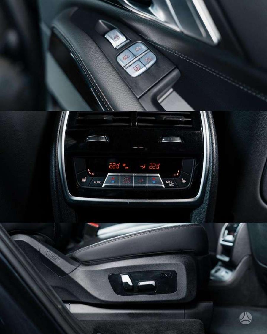 Grey BMW X7 2019 in Vilnius, with an engine capacity of 4.40 L and mileage of 165 thousand km for 38999 €, photo 29 on AUTOMOTO.COM.LV