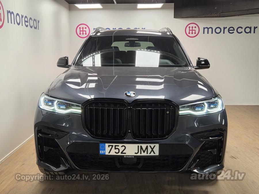 Grey BMW X7 2020 in Tallinn, with an engine capacity of 3.00 L and mileage of 121 thousand km for 69900 €, photo 3 on AUTOMOTO.COM.LV