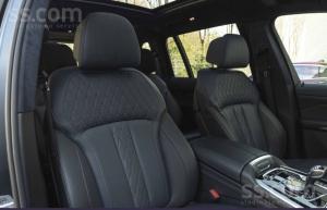 Pelēks BMW X7 2021 Tukums, ar dzinēja tilpumu 4.40 L un nobraukumu 107 tūkst. km par 94990 €, foto 7 vietnē AUTOMOTO.COM.LV