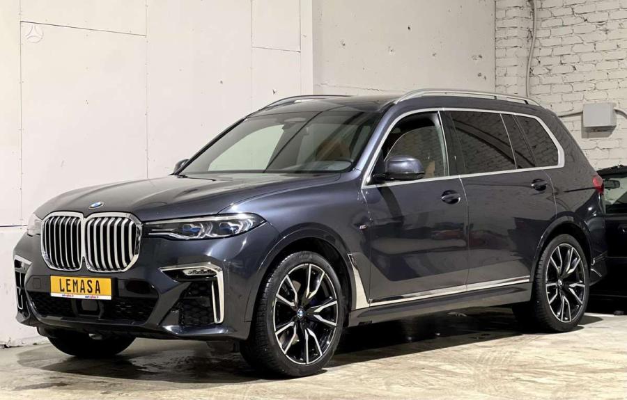 Pelēks BMW X7 2021 Klaipėda, ar dzinēja tilpumu 2.99 L un nobraukumu 230 tūkst. km par 49500 €, foto 28 vietnē AUTOMOTO.COM.LV