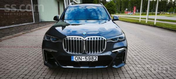 Pelēks BMW X7 2021 Rīga, ar dzinēja tilpumu 3.00 L un nobraukumu 154 tūkst. km par 63500 €, foto 2 vietnē AUTOMOTO.COM.LV