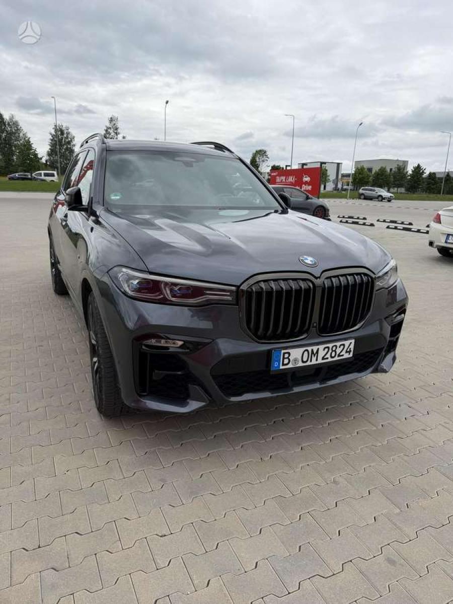 Pelēks BMW X7 2021 Šauļi, ar dzinēja tilpumu 2.99 L un nobraukumu 152 tūkst. km par 49500 €, foto 1 vietnē AUTOMOTO.COM.LV