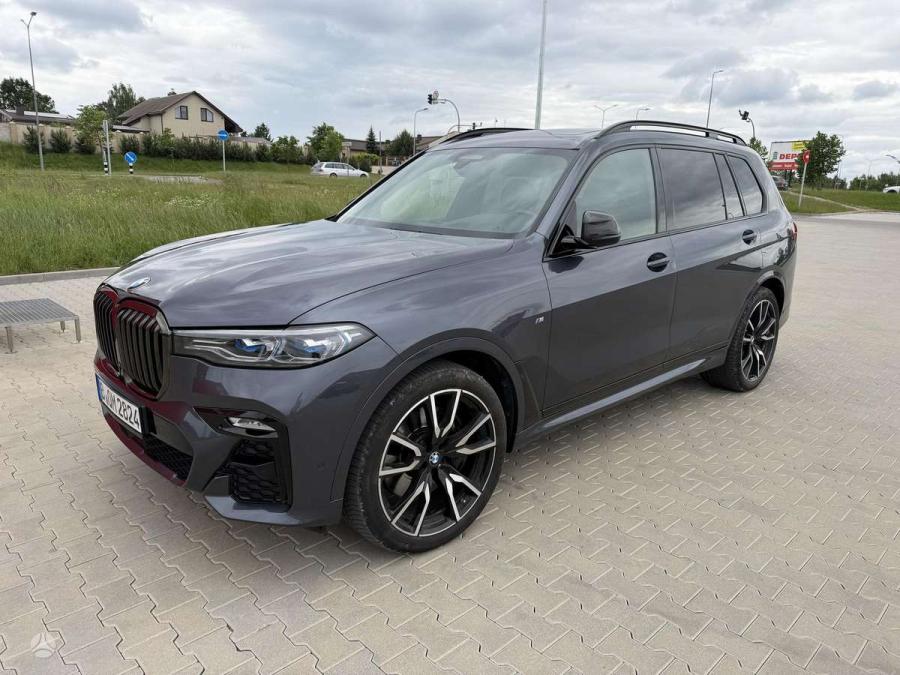 Pelēks BMW X7 2021 Šauļi, ar dzinēja tilpumu 2.99 L un nobraukumu 152 tūkst. km par 49500 €, foto 5 vietnē AUTOMOTO.COM.LV