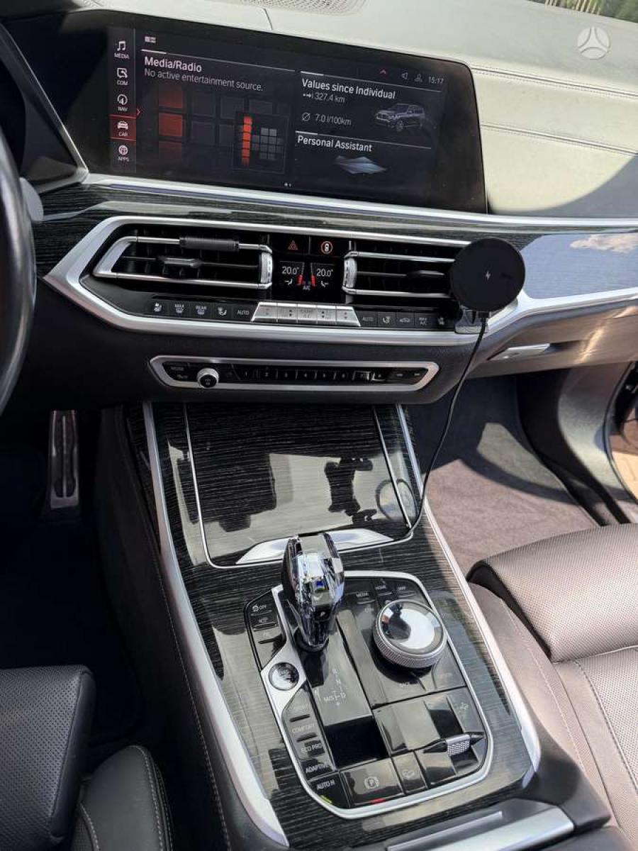 Pelēks BMW X7 2021 Šauļi, ar dzinēja tilpumu 2.99 L un nobraukumu 152 tūkst. km par 49500 €, foto 16 vietnē AUTOMOTO.COM.LV