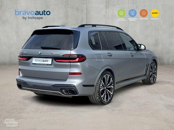 Grey BMW X7 2023 in Kaunas, with an engine capacity of 4.40 L and mileage of 47 thousand km for 105555 €, photo 5 on AUTOMOTO.COM.LV