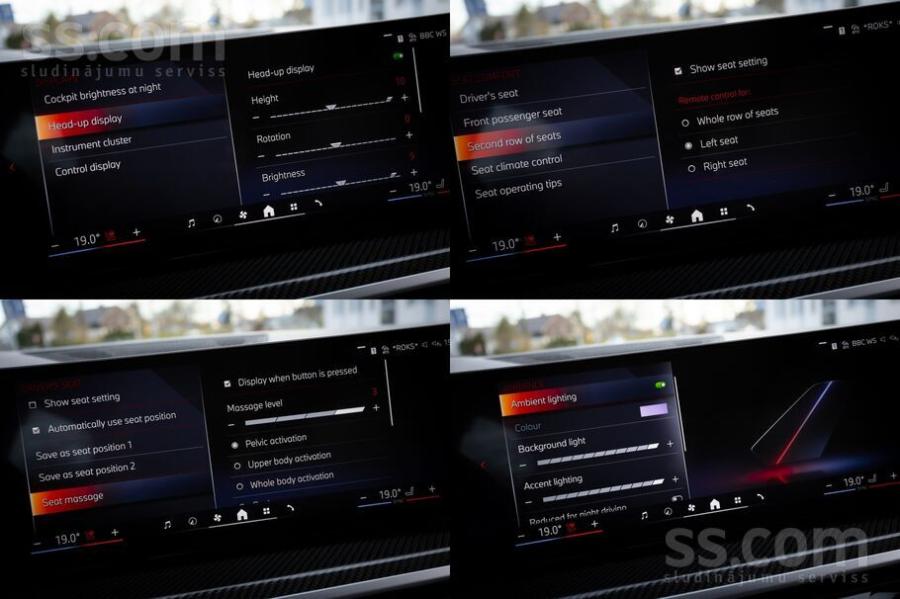 Серый БМВ X7 2023 в Елгава, объемом двигателя 3.00 л и пробегом 89 тыс. км за 90700 €, фото 17 на AUTOMOTO.COM.LV