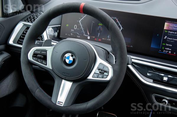 Grey BMW X7 2023 in Riga, with an engine capacity of 3.00 L and mileage of 63 thousand km for 84900 €, photo 10 on AUTOMOTO.COM.LV