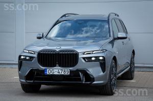 Grey BMW X7 2023 in Riga, with an engine capacity of 3.00 L and mileage of 63 thousand km for 84900 €, photo 14 on AUTOMOTO.COM.LV