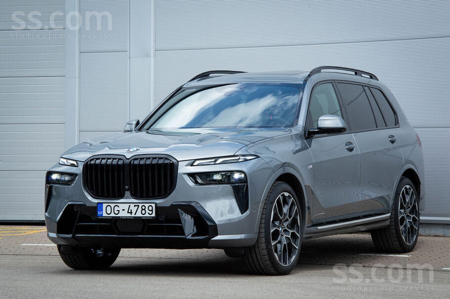 Grey BMW X7 2023 in Riga, with an engine capacity of 3.00 L and mileage of 63 thousand km for 84900 €, photo 15 on AUTOMOTO.COM.LV