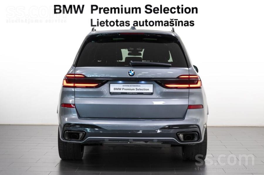 Pelēks BMW X7 2023 Rīga, ar dzinēja tilpumu 3.00 L un nobraukumu 63 tūkst. km par 78500 €, foto 5 vietnē AUTOMOTO.COM.LV
