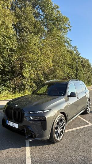 Pelēks BMW X7 2023 Tallina, ar dzinēja tilpumu 3.00 L un nobraukumu 79 tūkst. km par 88900 €, foto  vietnē AUTOMOTO.COM.LV