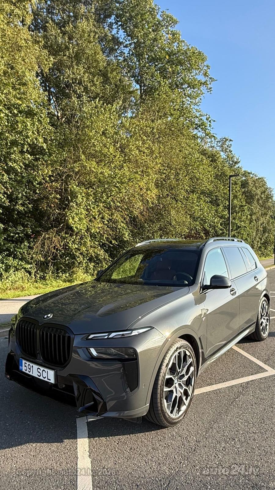 Pelēks BMW X7 2023 Tallina, ar dzinēja tilpumu 3.00 L un nobraukumu 79 tūkst. km par 88900 €, foto 1 vietnē AUTOMOTO.COM.LV