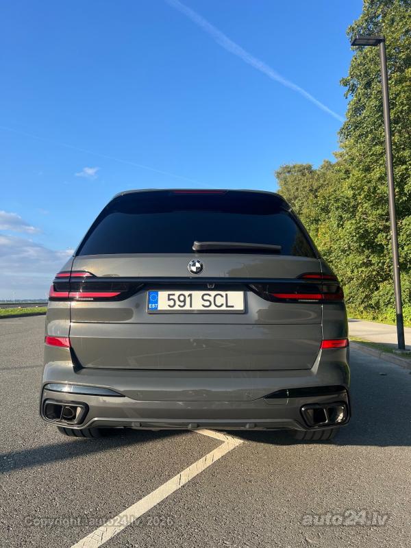 Grey BMW X7 2023 in Tallinn, with an engine capacity of 3.00 L and mileage of 79 thousand km for 88900 €, photo 11 on AUTOMOTO.COM.LV