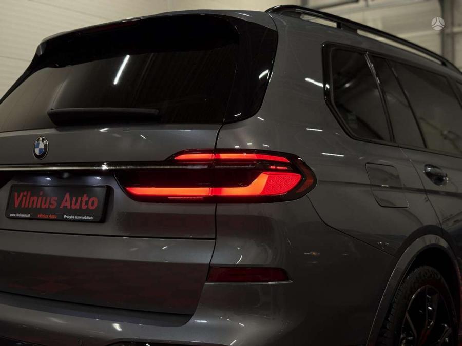Grey BMW X7 2023 in Vilnius, with an engine capacity of 2.99 L and mileage of 75 thousand km for 86990 €, photo 9 on AUTOMOTO.COM.LV