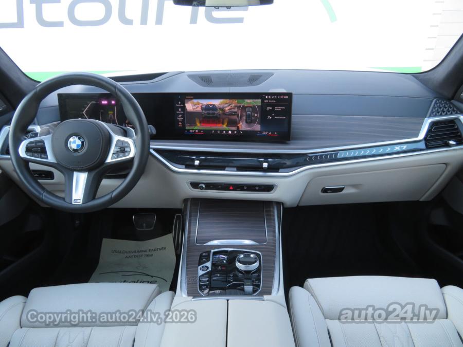 Pelēks BMW X7 2024 Tallina, ar dzinēja tilpumu 3.00 L un nobraukumu 75 tūkst. km par 78000 €, foto 4 vietnē AUTOMOTO.COM.LV