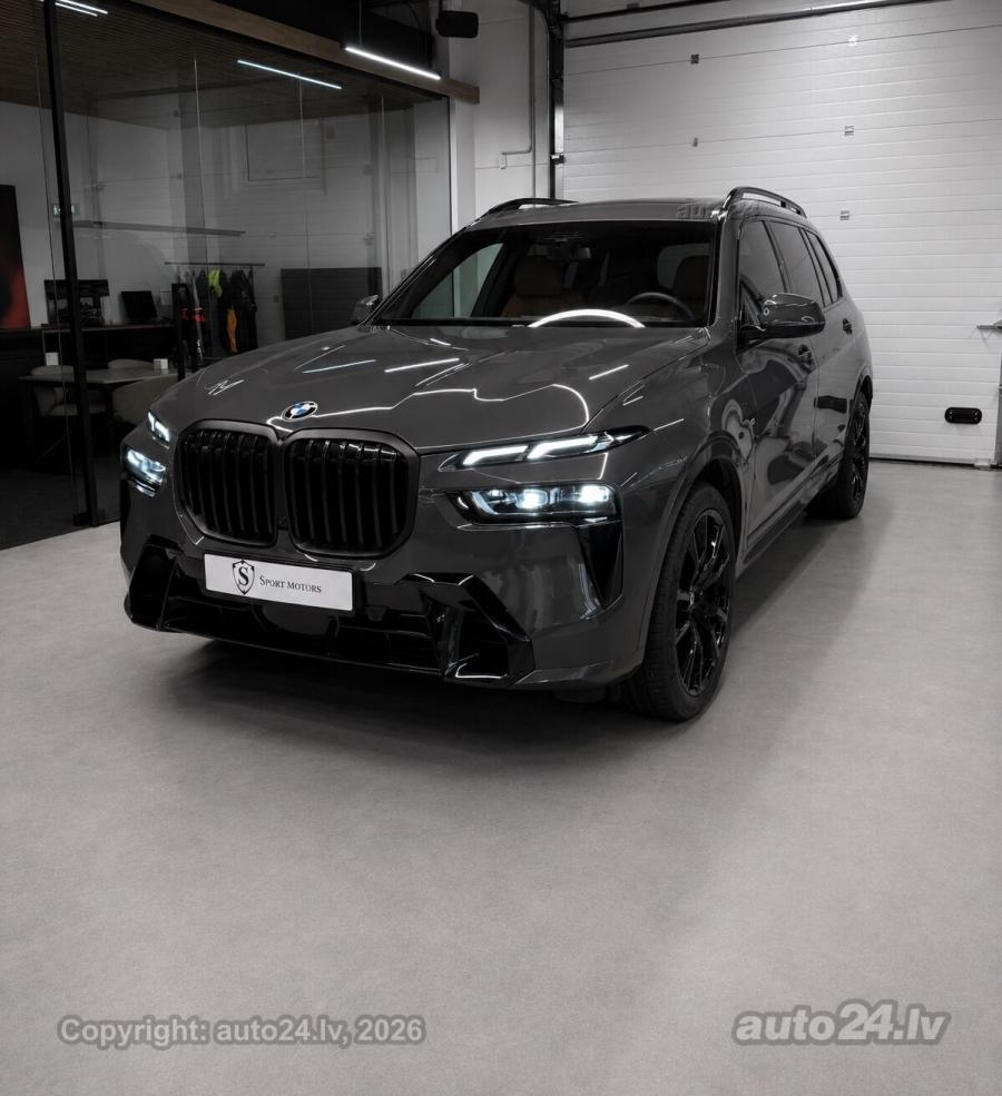 Pelēks BMW X7 2024 Tallina, ar dzinēja tilpumu 3.00 L un nobraukumu 37 tūkst. km par 99000 €, foto 1 vietnē AUTOMOTO.COM.LV