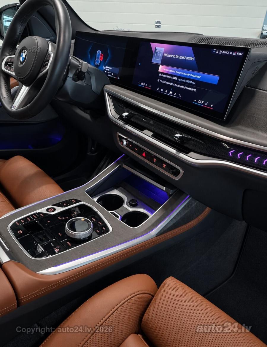 Pelēks BMW X7 2024 Tallina, ar dzinēja tilpumu 3.00 L un nobraukumu 37 tūkst. km par 99000 €, foto 21 vietnē AUTOMOTO.COM.LV